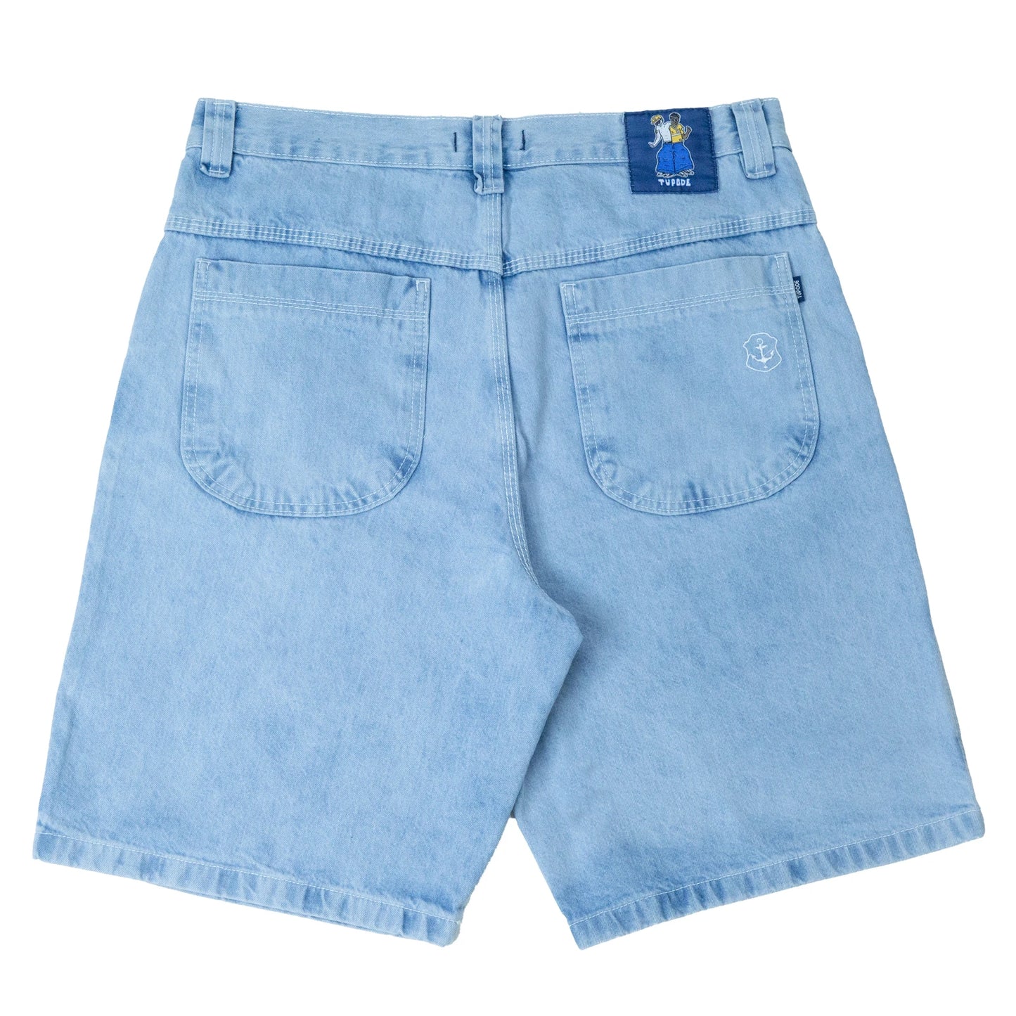 Bermuda Tupode Og Baggy Azul Claro Contraste – Retta Skateshop